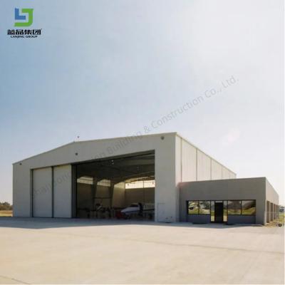 China Anti Corrosion Steel Structure Metal Hangar Building Workshop Warehouse for sale