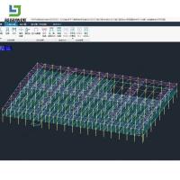 China Large Span Prefabricated Structural Steel Frame Workshop Warehouse Building for sale