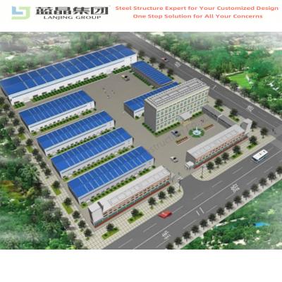 China Professional Design Prefabricated Steel Structure Workshop Warehouse Customized Industrial Building Factory for sale