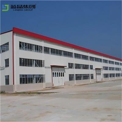 China Quality Assured Welding Steel Structure Warehouse Large Span Sandwich Panel for sale