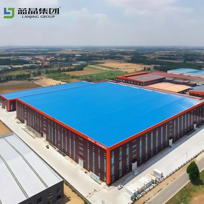 China Q235b Q355b Steel Portal Frame Warehouse Galvanized Steel Thermal Insulation for sale