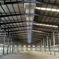 China Q235B Q355B Custom Steel Structure Warehouse Prepainted Steel Sandwich Panel for sale