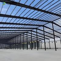 China Large Span Prefabricated Steel Warehouse High Strength Steel ISO Certified for sale