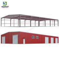China Prefabricated Metal Steel Structure Building With Customizable Steel Truss Main Frame And DIN Standard for sale