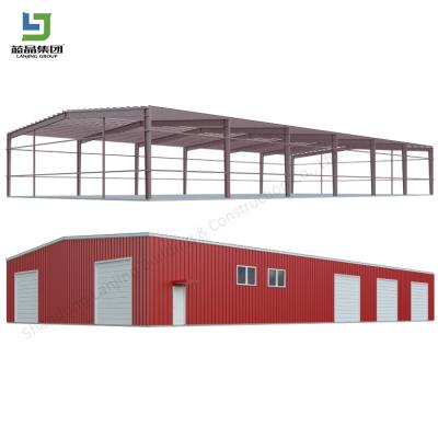 China Prefabricated Metal Steel Structure Building With Customizable Steel Truss Main Frame And DIN Standard for sale