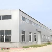 China Prefabricated Steel Structure Construction Workshop Hangar Shed Warehouse With High Seismic Resistance And Packing Delivery for sale