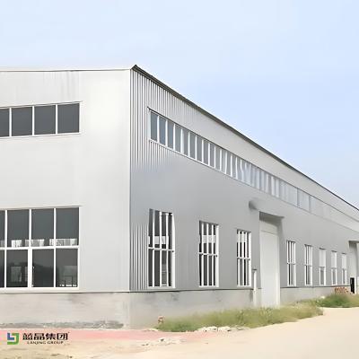 China Prefabricated Steel Structure Construction Workshop Hangar Shed Warehouse With High Seismic Resistance And Packing Delivery for sale