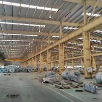 China Braced Structure Metal Frame Workshop Corrugated Color Steel Sheet Frame for sale