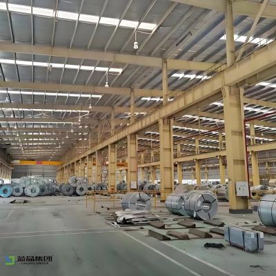 China Braced Structure Metal Frame Workshop Corrugated Color Steel Sheet Frame for sale