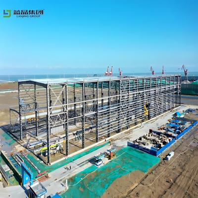 China Customized Design Steel Frame Workshop Hot Rolled Steel Cost Effective for sale