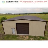 China Professional Design Prefabricated  Steel Building Construction Garage Shed for sale