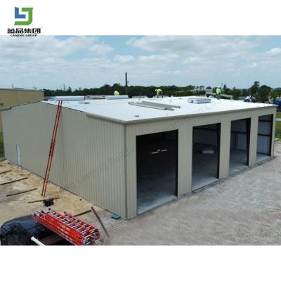 China Prefabricated Steel Structure Warehouse Building Garage Shed Workshop for sale