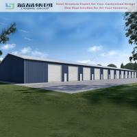 China Customized High Quality Prefab  Steel Building Construction Building Garage Shed for sale