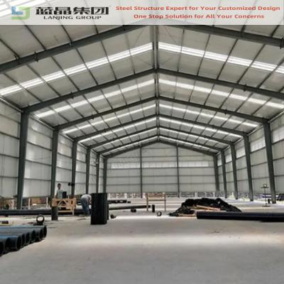 China High Quality Prefabricated  Steel Building Construction Building Garage Shed Workshop for sale