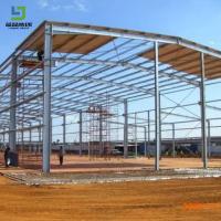 China Customized Prefab Steel Frame Structure Construction Warehouse Building Garage Shed Workshop for sale