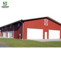 China Commercial Industrial Prefabricated Steel Structure Warehouse With Large Span Metal Frame And DIN Standard for sale