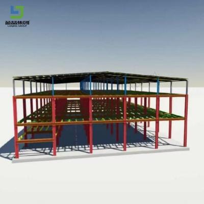 China Multi-story Prefabricated Steel Structure Warehouse Building Construction Metal Warehouse Shed Storage With Q355b Q235b for sale
