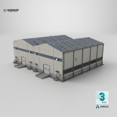 China High Load Bearing Steel Structure Warehouse Graphic Design Prepainted Steel for sale