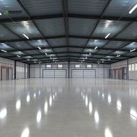China Rock Wool Panel Steel Construction Warehouse Light Weight Structure CE for sale