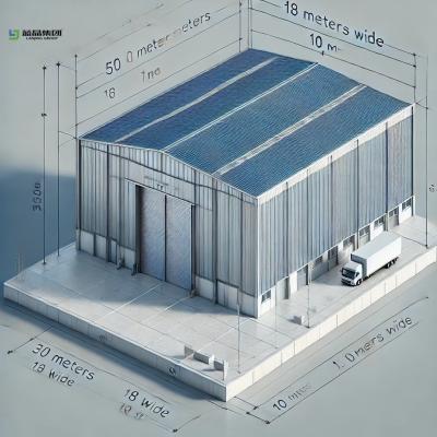 China Sandwich Panel Steel Structure Warehouse Corrosion Resistant Q355b Q235b for sale