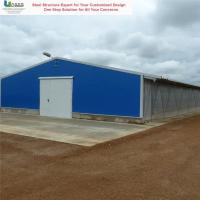 China Custom Size Steel Structure Poultry House Galvanized Steel Multi Functional for sale