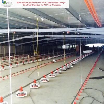 China Material Quality Assurance Steel Structure Poultry House Fire Resistant for sale