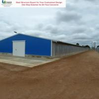 China 3D Modeling Steel Structures Poultry House Bolted Connection Steel Anti Fire for sale