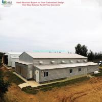 China Precision Steel Structure Poultry House Galvanized Steel High Load Bearing for sale