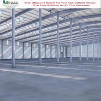 China Prefabricated Steel Structure Warehouse with Sandwich Panel Roof for sale