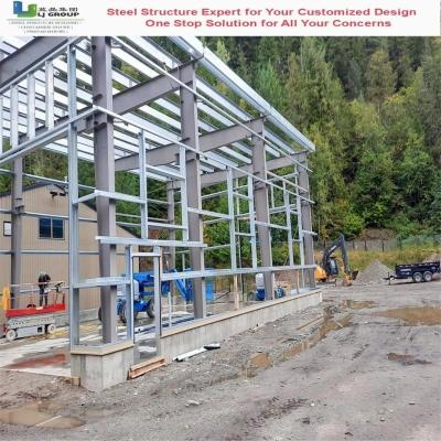 China CE Certified Prefabricated Steel Structure Warehouse with Galvanized Frame for sale