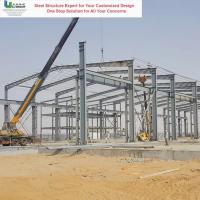 China Hot DIP Galvanized Light Weight Logistic Workshop Warehouse Pre-Engineering Prefabricated Steel Structure Frame With Brace for sale