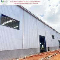 China Tekla Software Economic Thermal Insulation Pre-Engineering Steel Structure Frame Building For Storage And Logistics for sale