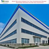 China Steel Truss Main Frame Galvanized Portal Frame Industrial Prefab Prefabricated Workshop For Aircraft Plant Hangar Warehouse for sale