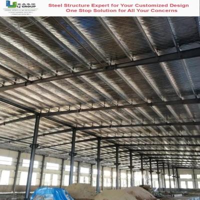 China Welded H Steel Beam Main Frame Hot DIP Galvanized Pre-Engineering Steel Structure Warehouse For Logistic Workshop for sale