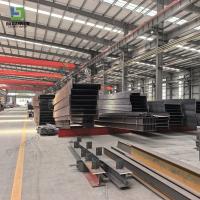 China Prefabricated Materials Warehouse Steel Structure Building With Portal Frame And Gutter Option for sale