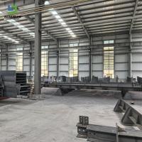 China Modern Prefabricated Metal Frame Construction School Big Industrial Building Shed And Customizable With Gutter Option for sale