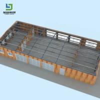 China High Quality Construction Material Modular Building Customized Steel Structure Workshop Garage Car Parking for sale