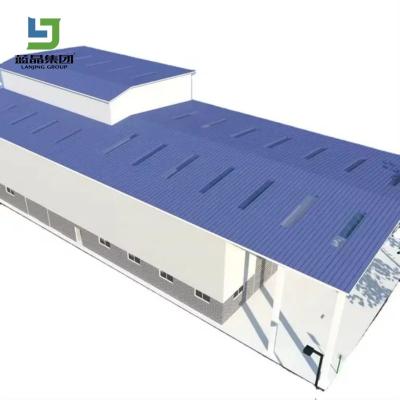 China Modern Prefabricated Steel Frame Structure Warehouse Building for Industrial Storage and Workshop Construction for sale
