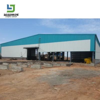 China Modern Prefabricated Steel Frame Structure Warehouse Building for Industrial Storage and Workshop Construction for sale