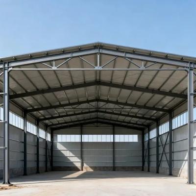 China Manufacture Price Prefabricated Building Steel Structure Frame Customizable Color Warehouse Construction for sale
