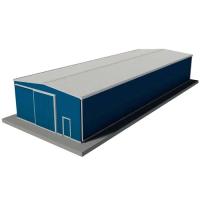 China Prefabricated Cold Storage Metal Frame Prefab Building Structure Steel Construction Warehouse for sale