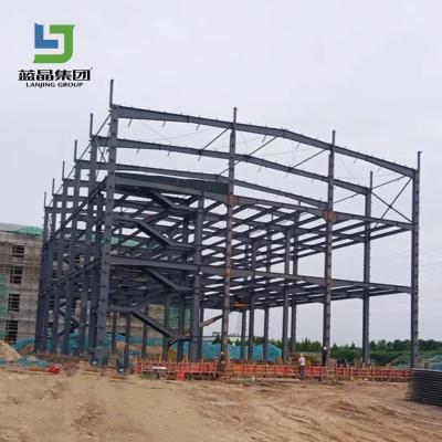 China Modular Prefab Prefabricated Light Metal Steel Structure Frame Barn Poultry Chicken Coop Garage Villa Shed Warehouse Workshop Factory House Building for sale