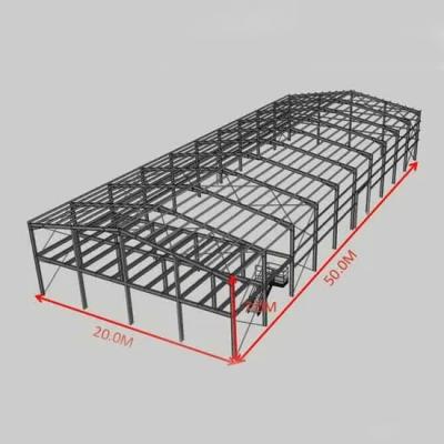 China Low Price Modern Prefabricated Metal Structure Workshop Storage Shed Self Storage Steel Building Building Material for sale