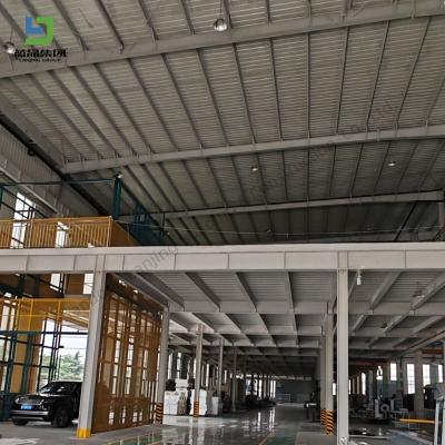China Prefabricated Low Cost Light Steel Frame Workshop Structure Simple Installation Warehouse Shed for sale
