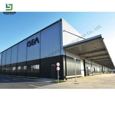 China Prefabricated Steel Structure building Warehouse Workshop Plants factory Custom Low-Cost Roof Shed for Prefabricated Steel-Frame Metal Warehouse with Easy Assembly for sale