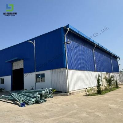 China Prefabricated  Steel Structure Building Metal Warehouse Customized High Quality Steel Structure Fabrication Professional Design Steel Structure Shed for Storage for sale