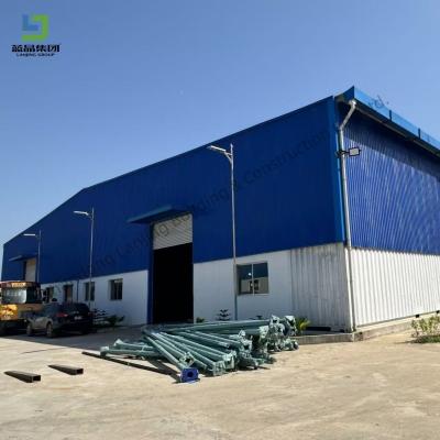 China Durable Support Installation Factory Direct Supply Customized Green Prefabricated Light Steel Structure Building Warehouse Workshop Steel Metal Workshop Warehouse Plant for sale