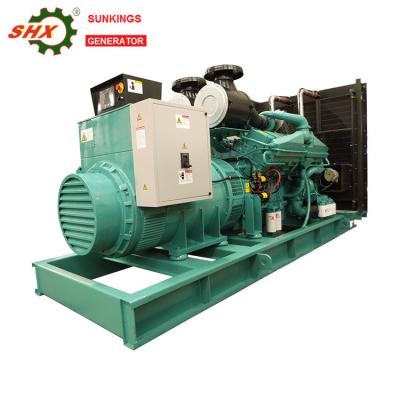 China Open Type 1000kVA Standby Diesel Generator Cummins Back Up Power for sale