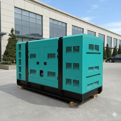 China EPA Approved 500kva 400kw Fuel Generator Set Silent Proof Type Prime Standby Power Station 480V ATS for sale