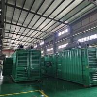 China 1000kw 1200kw 1500kw Container Type diesel Generator Set Industrial Power Plant Diesel Generator Set With Weichai Engine for sale